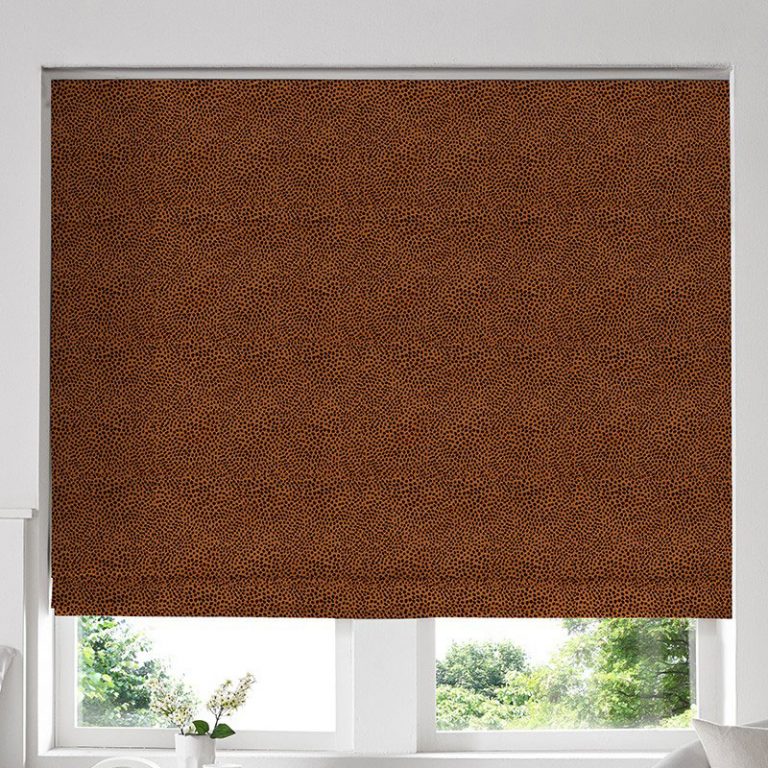 Melanie Rust Roman Blind - Chennai Blinds
