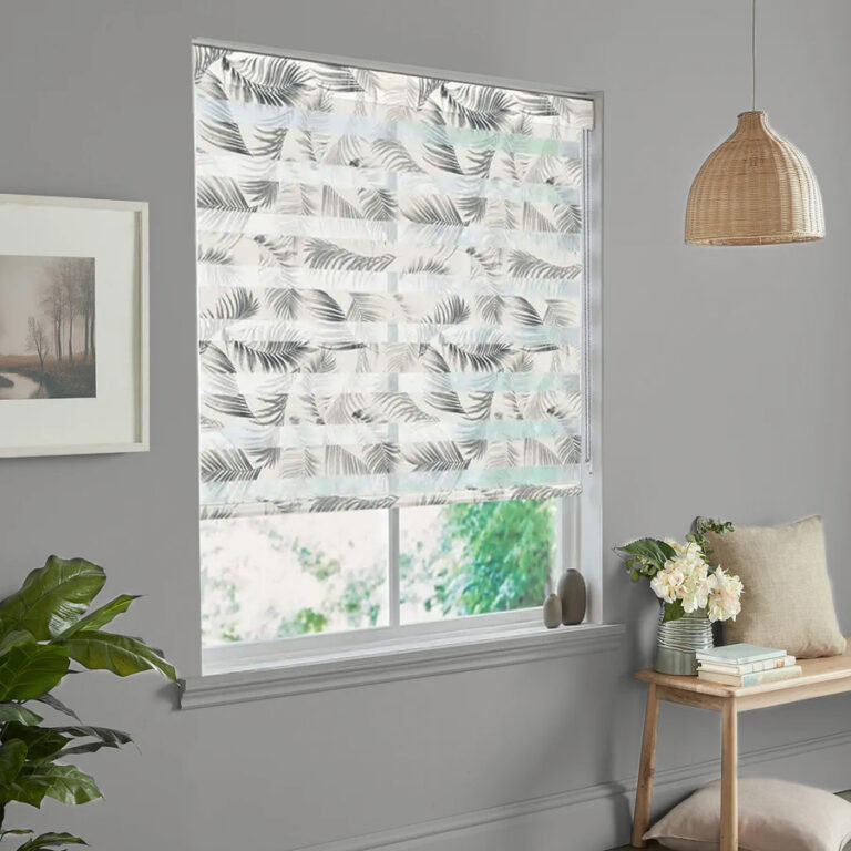 Adelaide Grey Zebra Blinds - Chennai Blinds